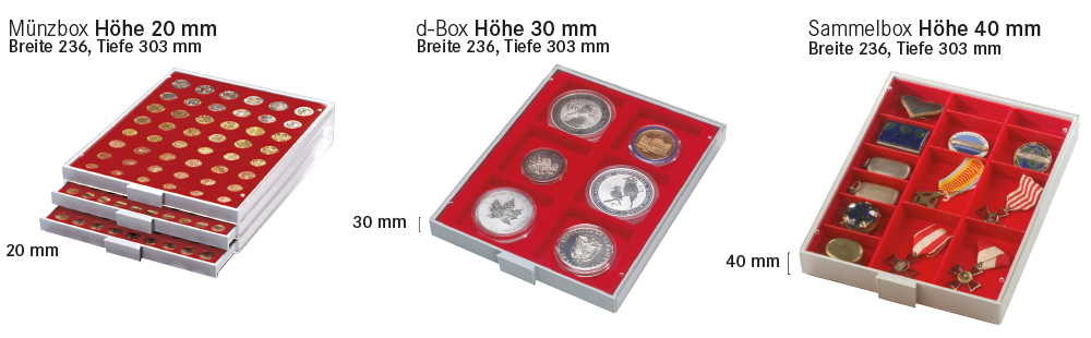 Münzboxen | Lindner Original